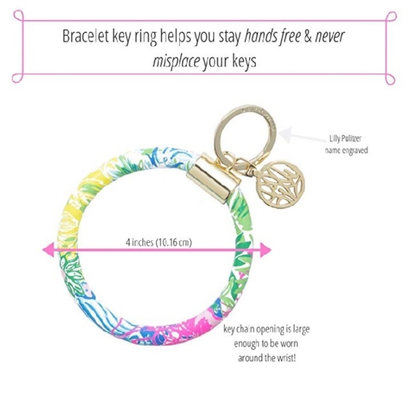 Lilly Pulitzer | Accessories | Lilly Pulitzer Round Key Chain | Poshmark